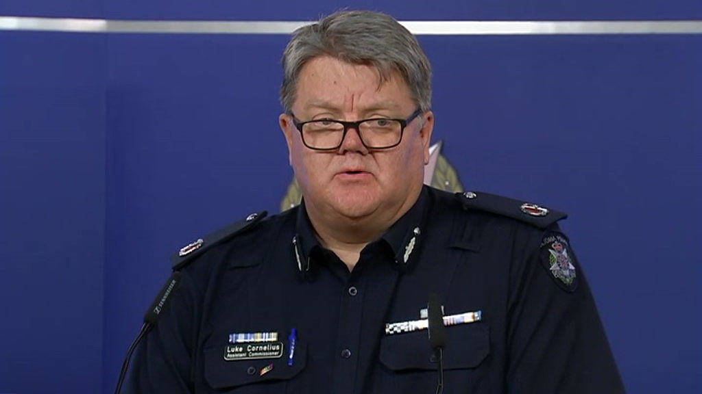 Victoria Police Assistant Commissioner Luke Cornelius apologises for ...