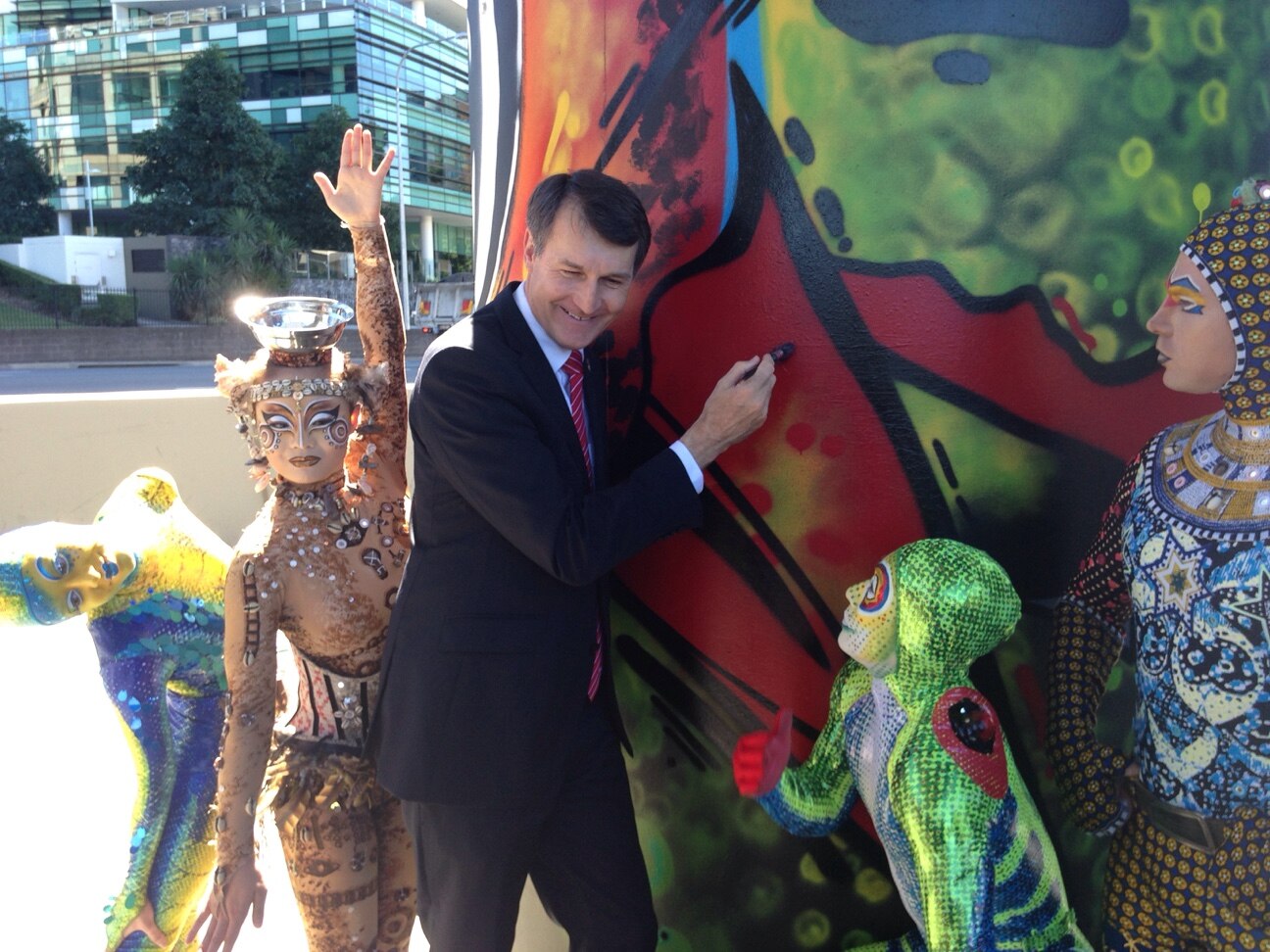 Brisbane Cirque du Soleil-inspired street art project unveiled by Lord ...