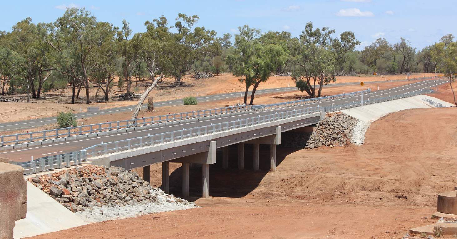 New Angellala Creek bridge rebuilt after 2014 truck blast near ...