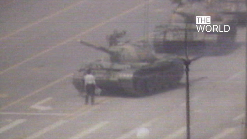 Tiananmen Square Tank Man Gif