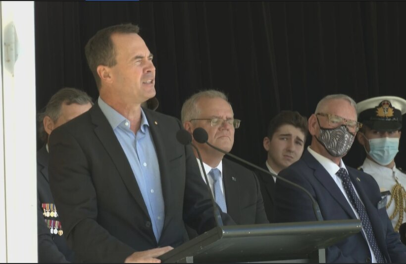 Rupert McCall performs his poem 'The 19th Day of February' at the 80th ...
