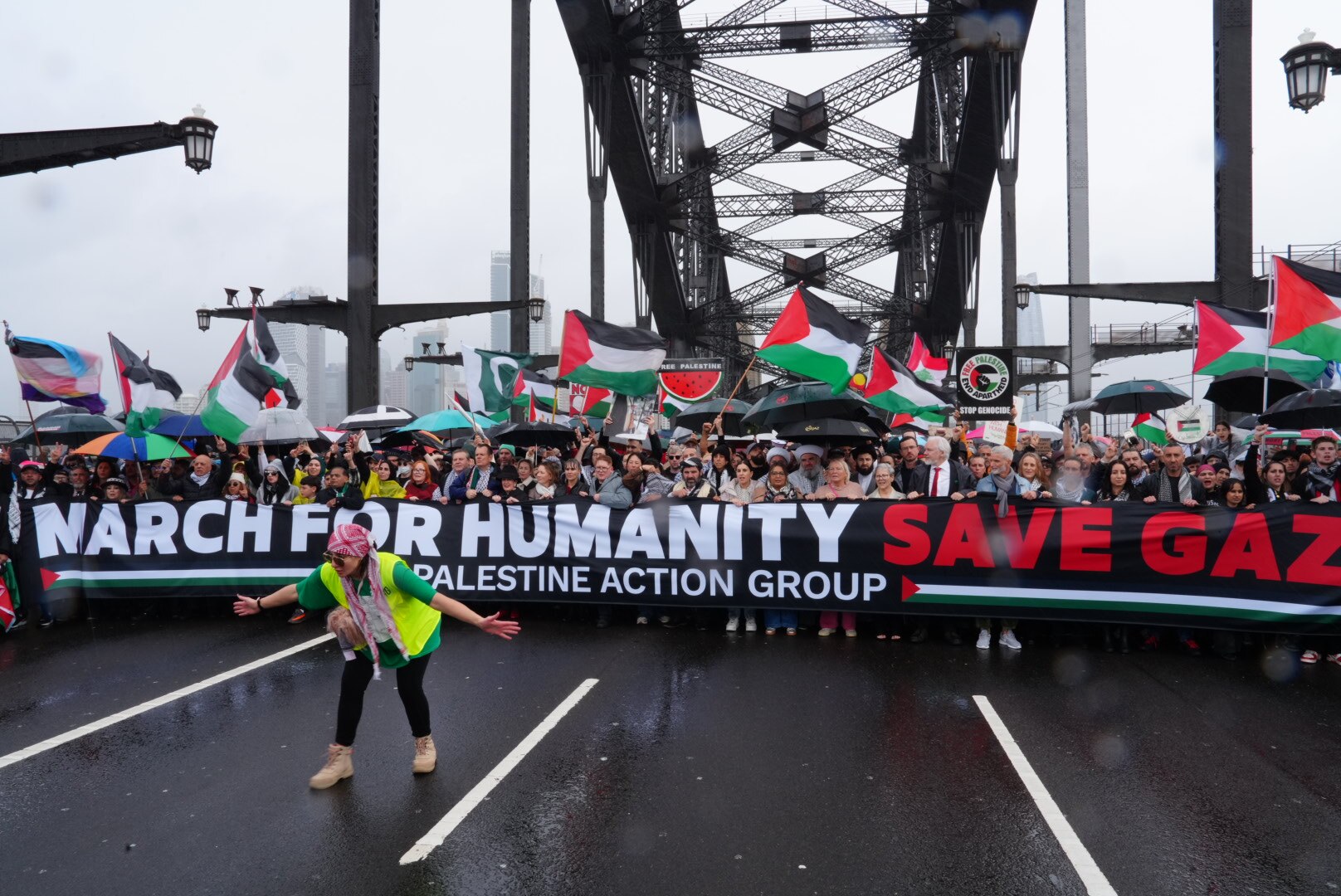 Anti-establishment protest on Sydney Harbour Bridge creates new dilemma ...