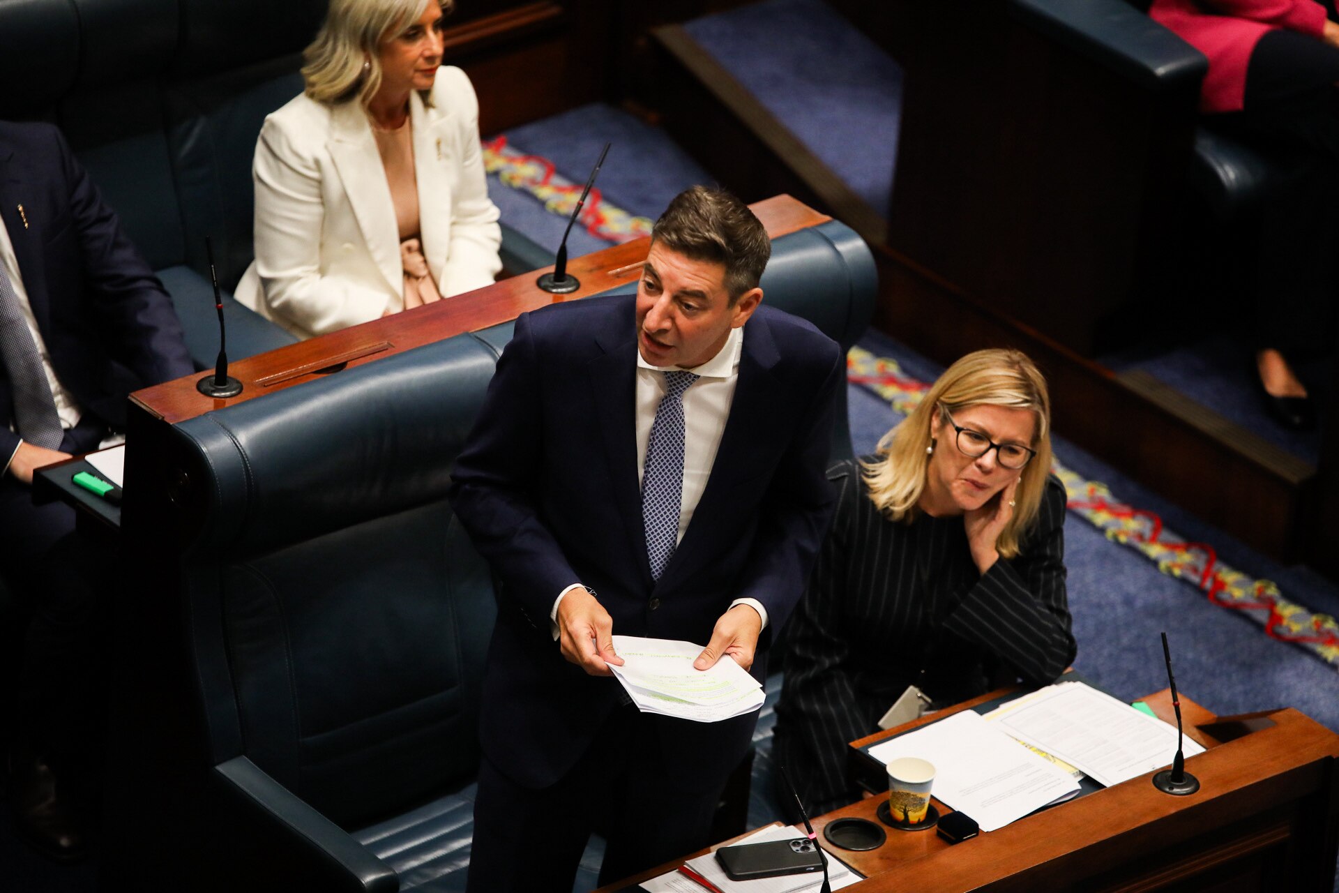 Basil Zempilas's energetic parliamentary debut gives Rita Saffioti a ...