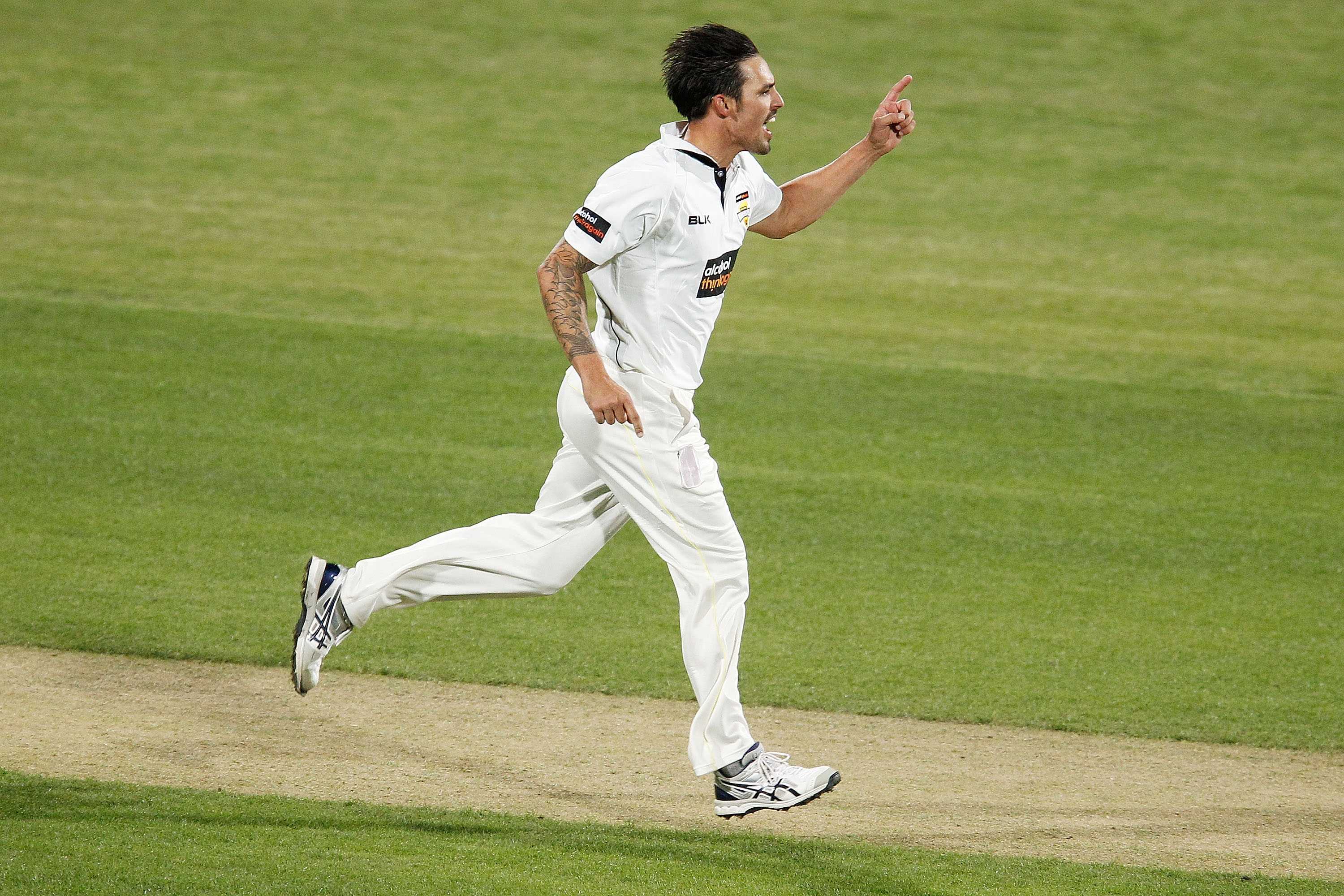Western Australia on top of Tasmania as Mitchell Johnson shows form ...