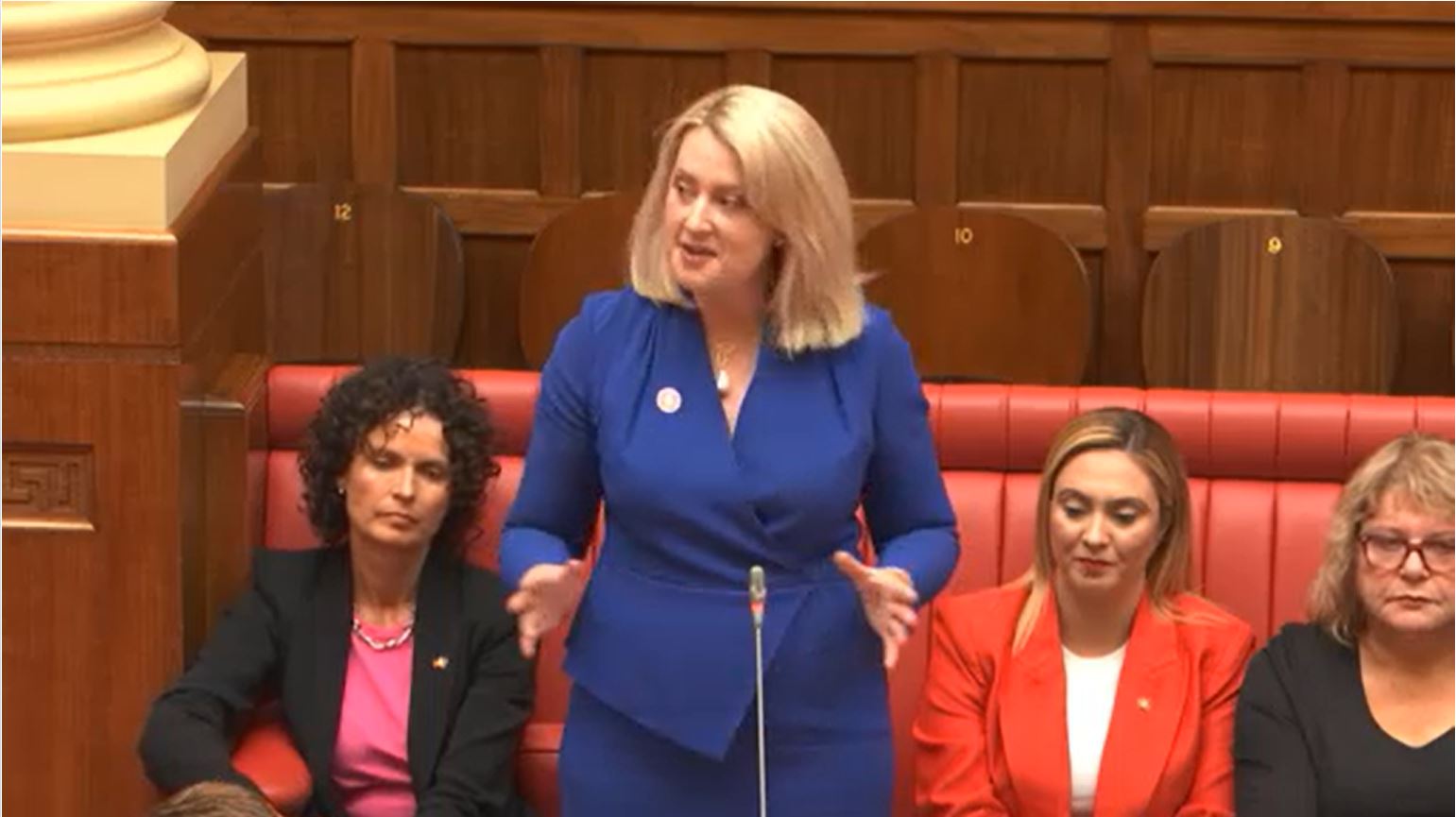 Labor's Lucy Hood welcomes brother Ben Hood to parliament as Liberal MP ...