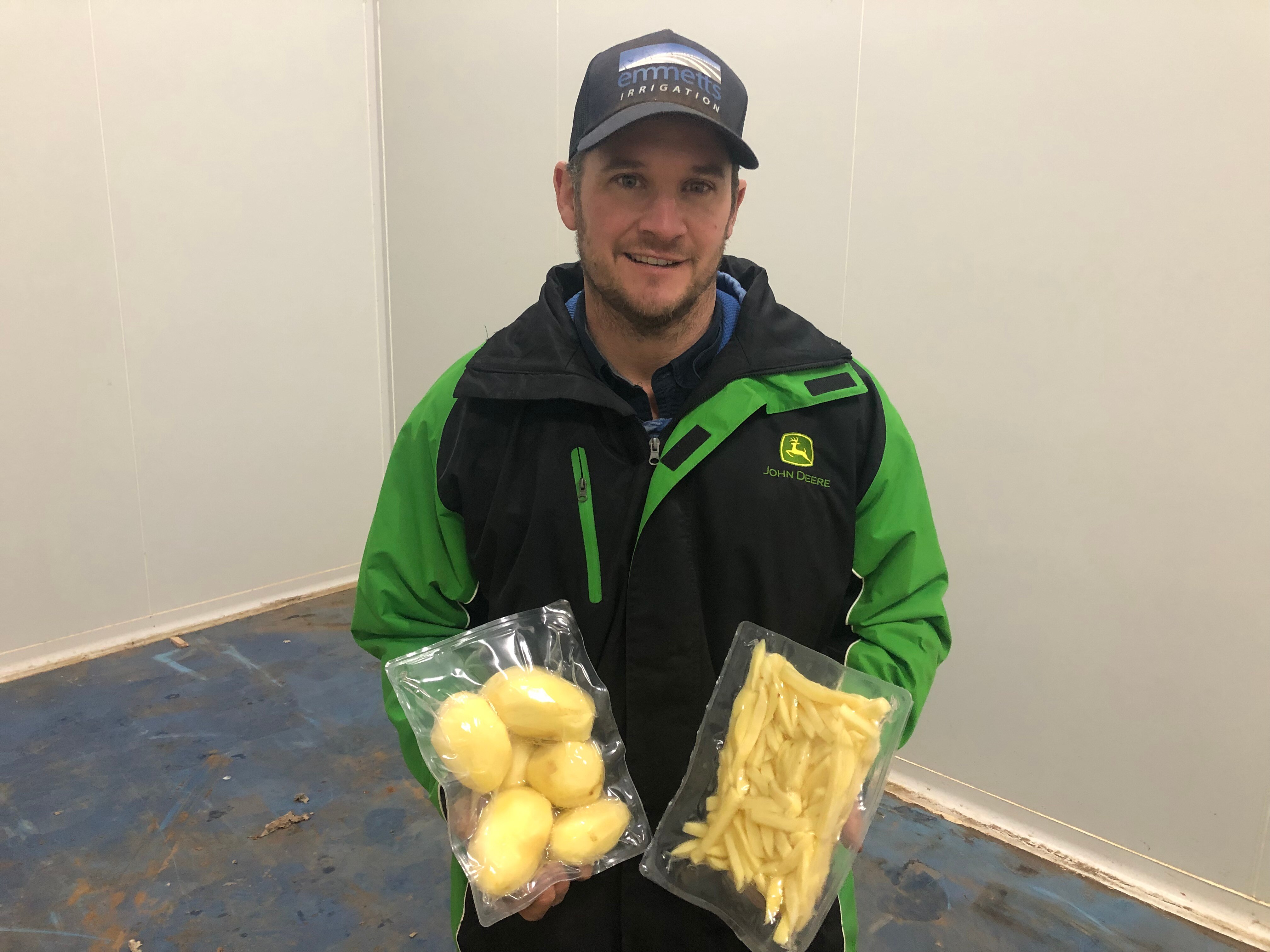 Victorian potato farmer spitting chips over state of council road - ABC ...