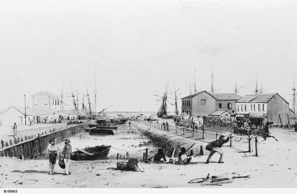 Was there ever going to be a canal on Port Road and is that why it is ...