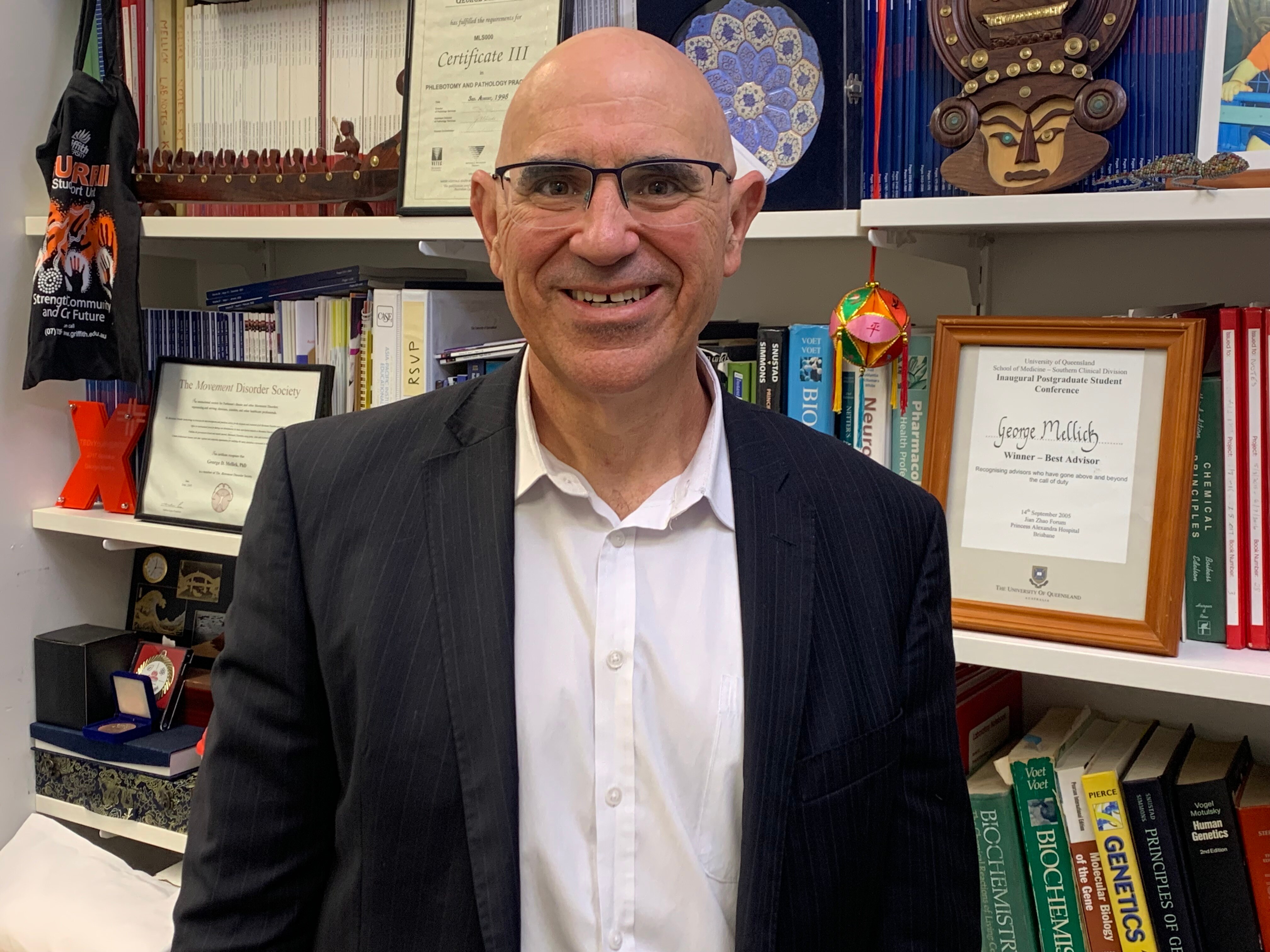 Retired WHO scientist Harley Stanton was diagnosed with Parkinson's ...