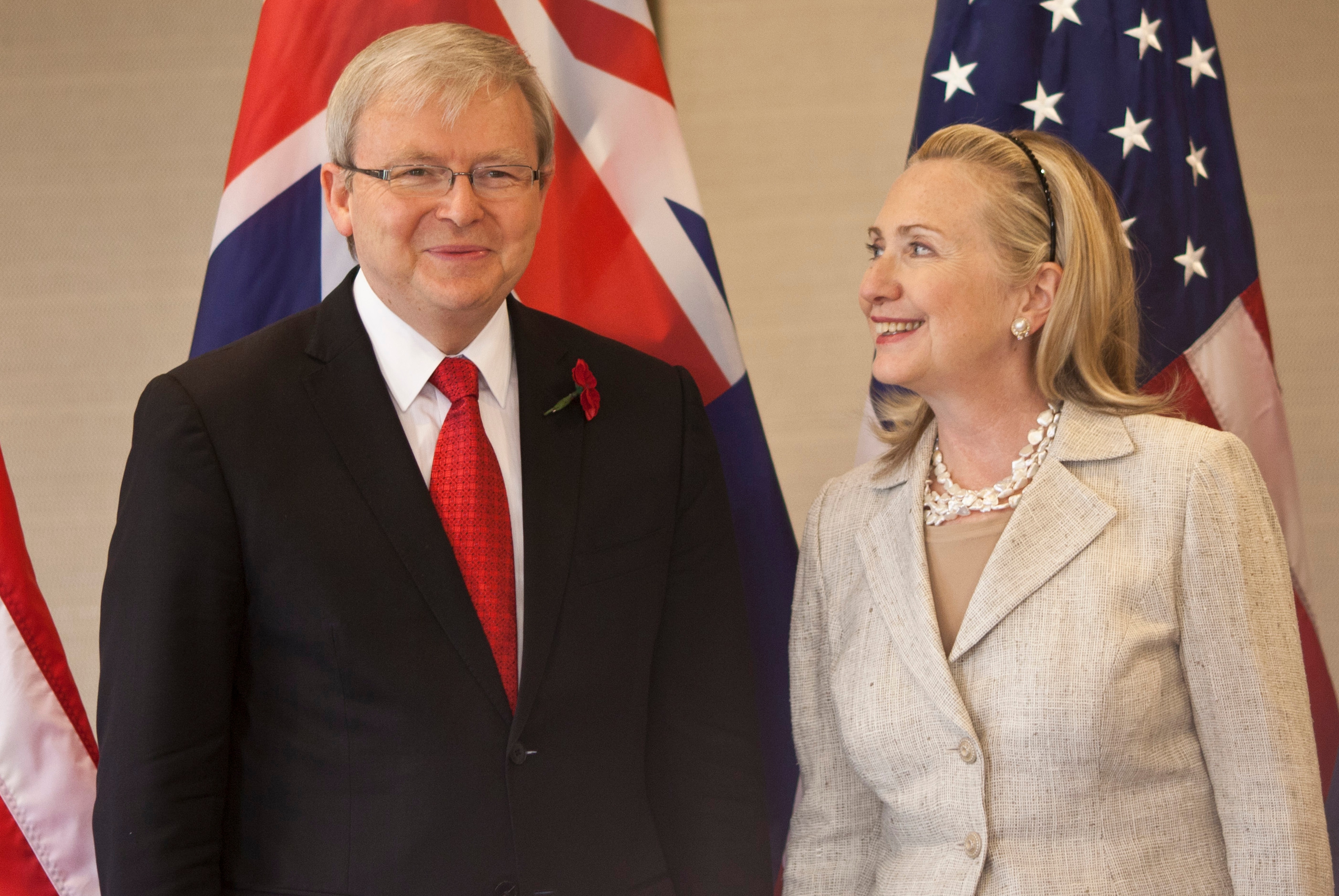 Rudd mum on US troop boost, takes aim at Greens - ABC News