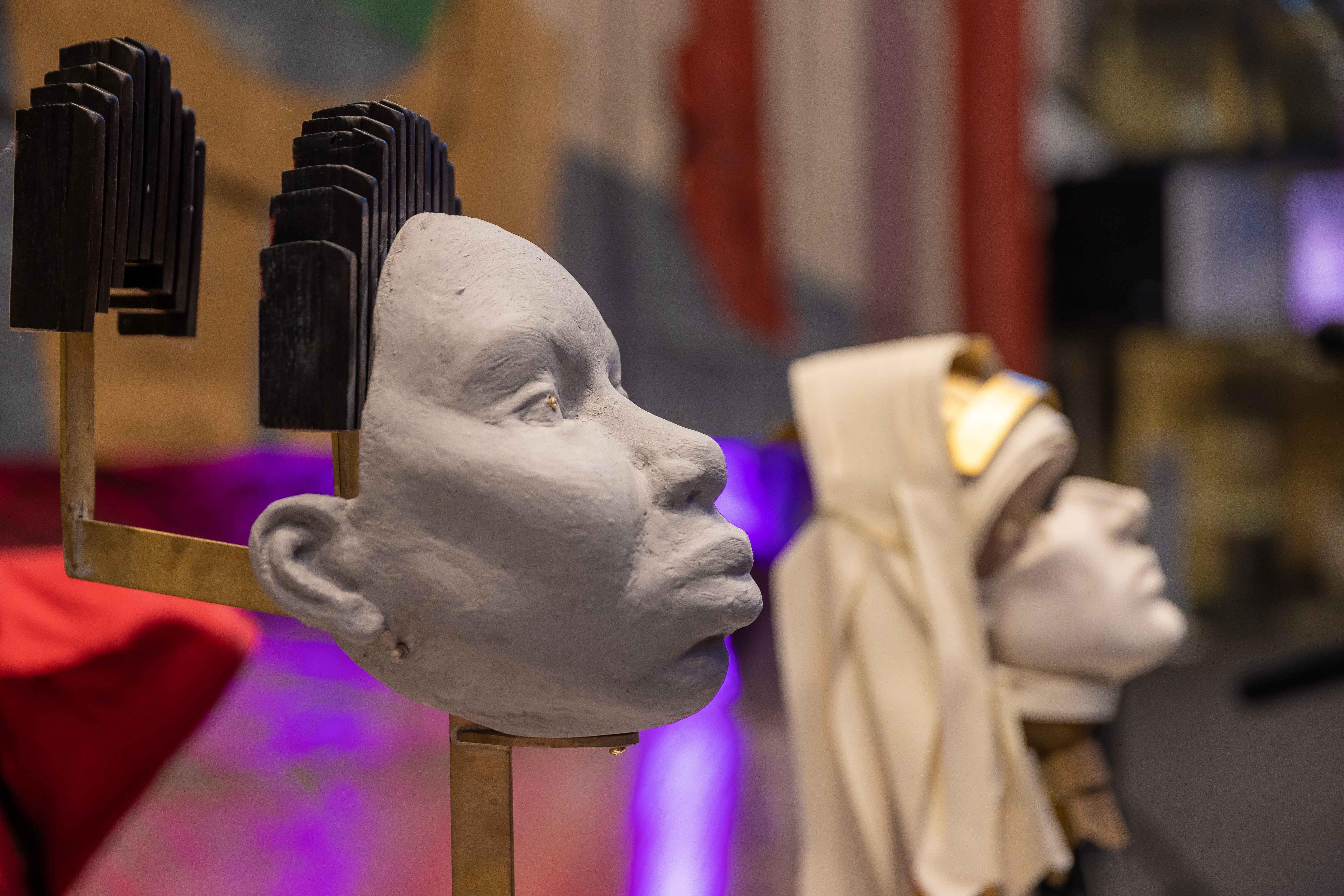 Inside the heads of new composers' busts: Hildegard von Bingen and Nina ...