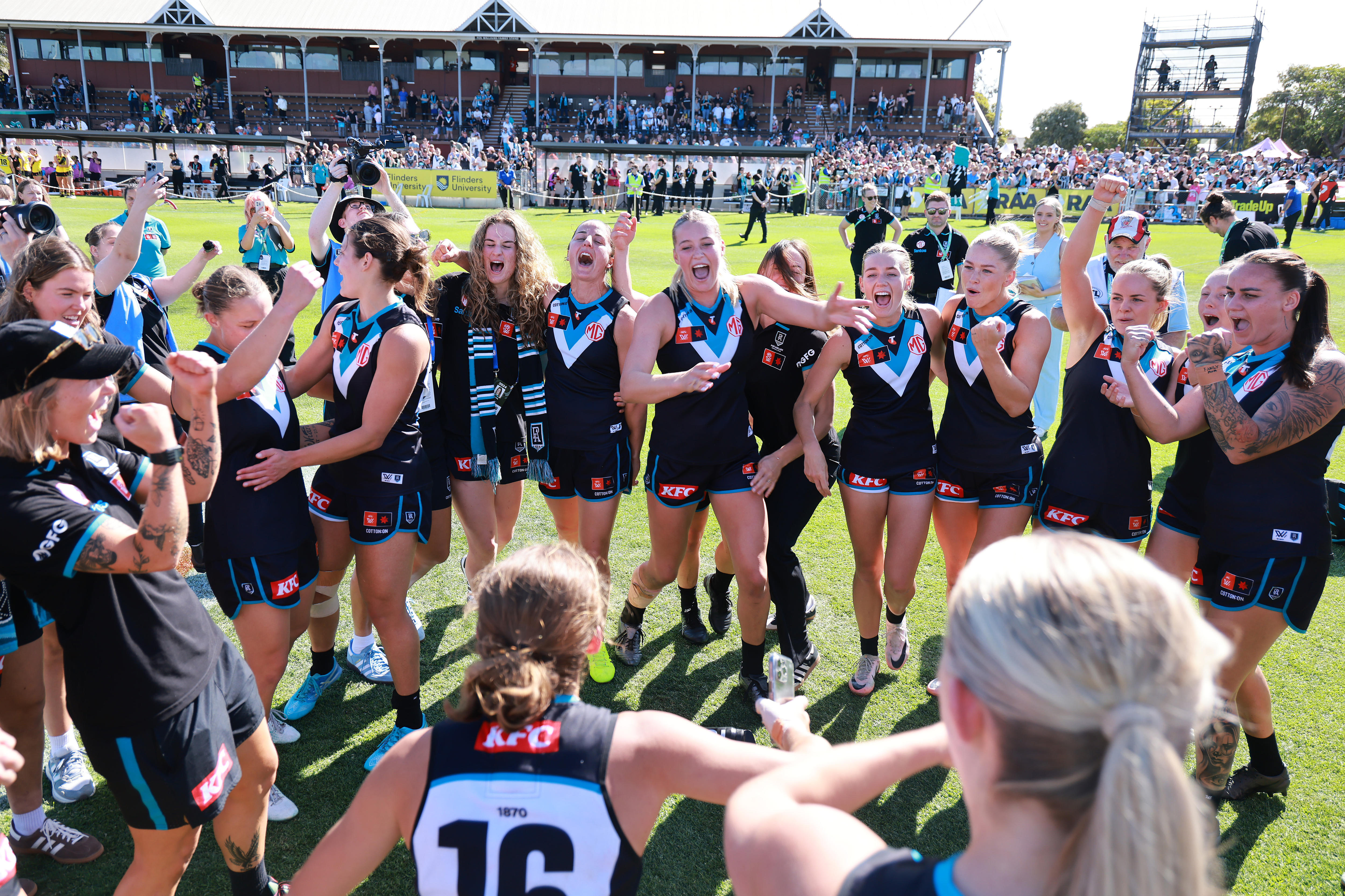 Port Adelaide books AFLW semifinal date with Hawthorn after maiden ...