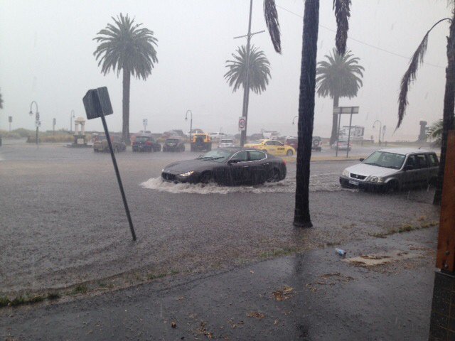 Melbourne hit by heavy storms causing flash flooding, transport delays ...