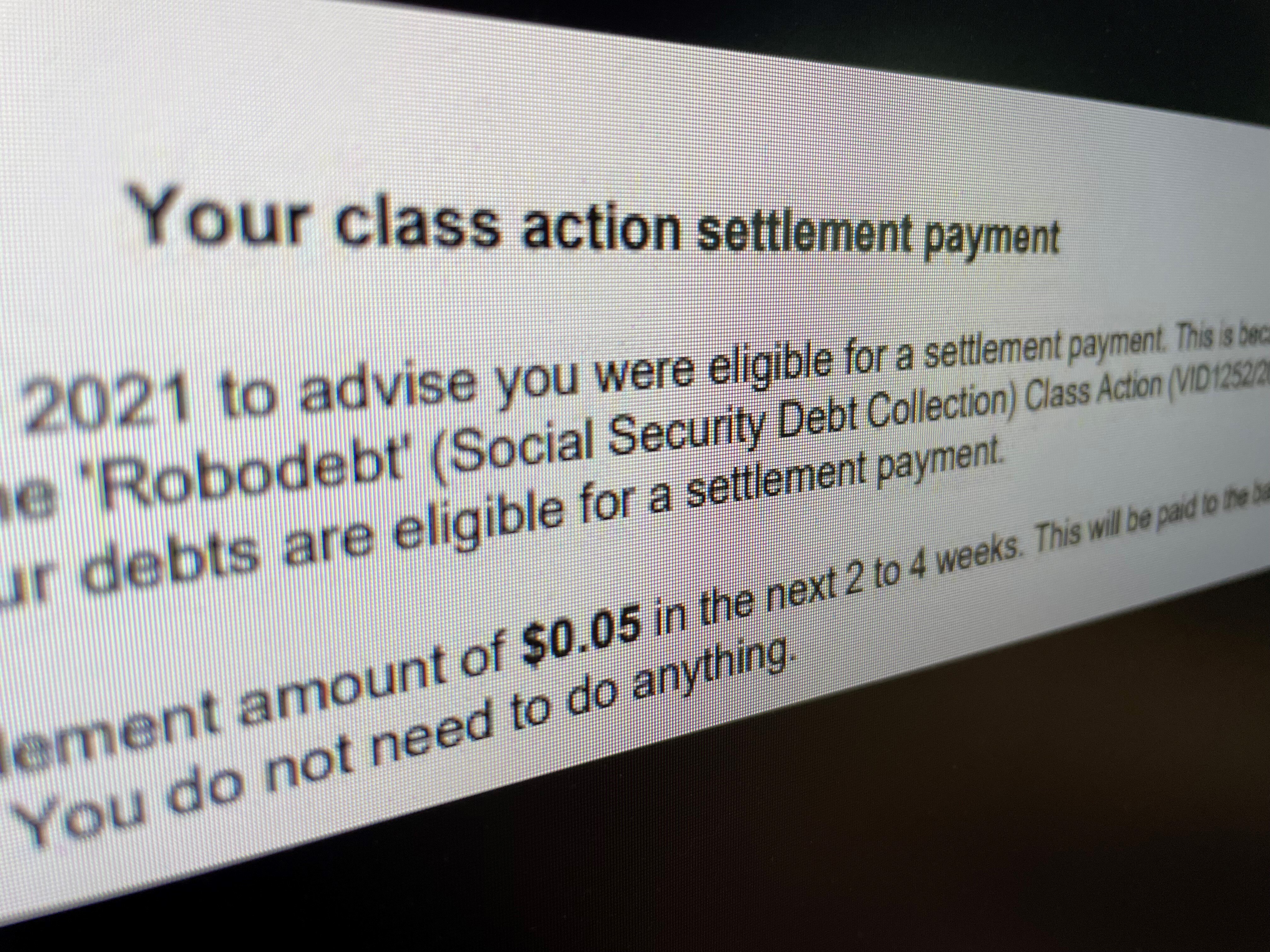 Robodebt class action nets Perth man the 'princely sum' of five cents ...