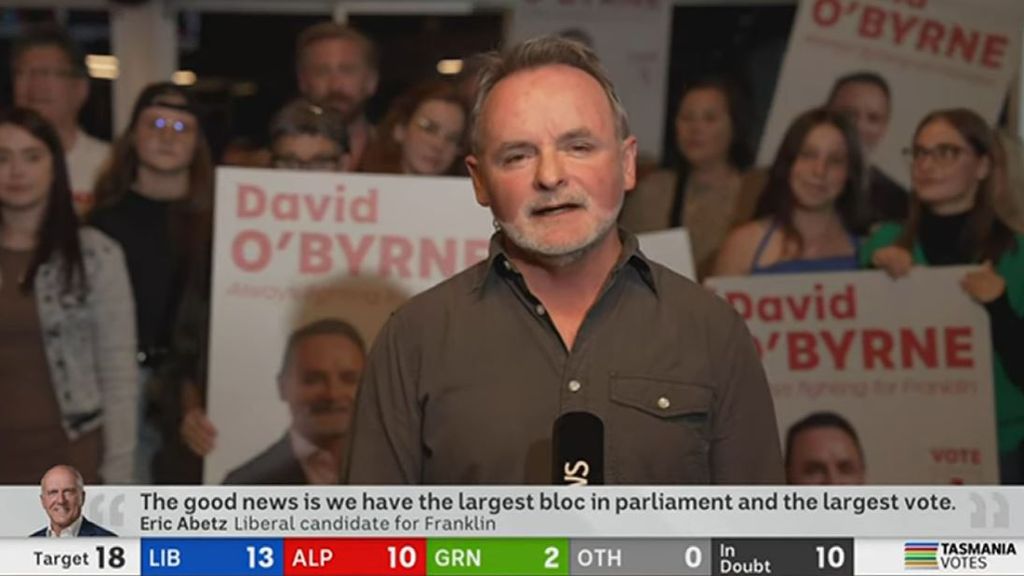 David O'Byrne hopes to be elected as a Tasmanian independent - ABC News