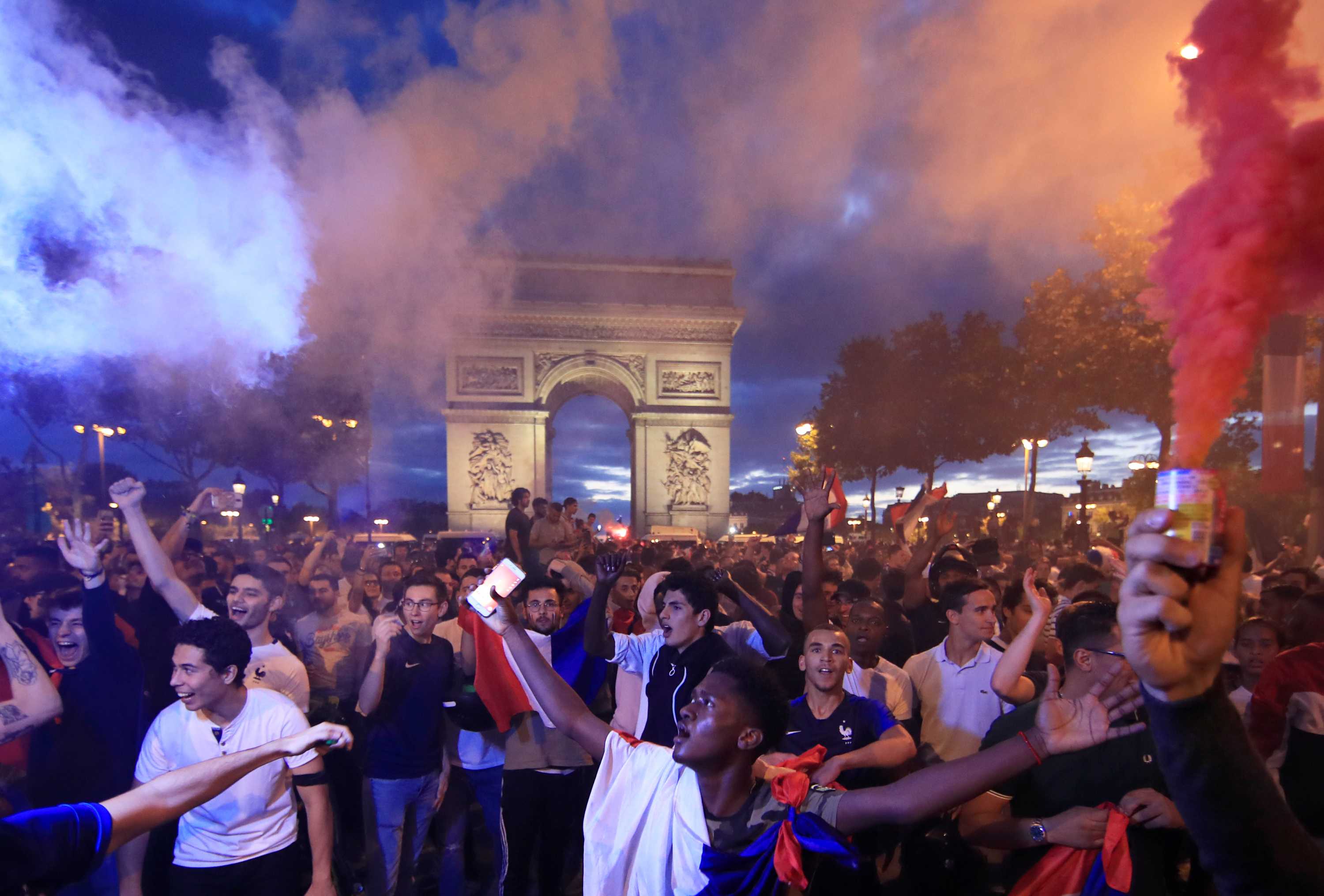 World Cup: France's win over Belgium inspires mad scenes of celebration ...
