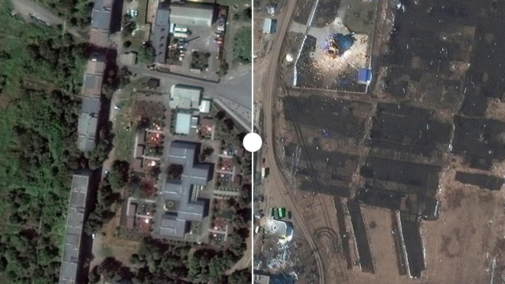 Satellite images show Ukraine cities before and after Russian war - ABC ...