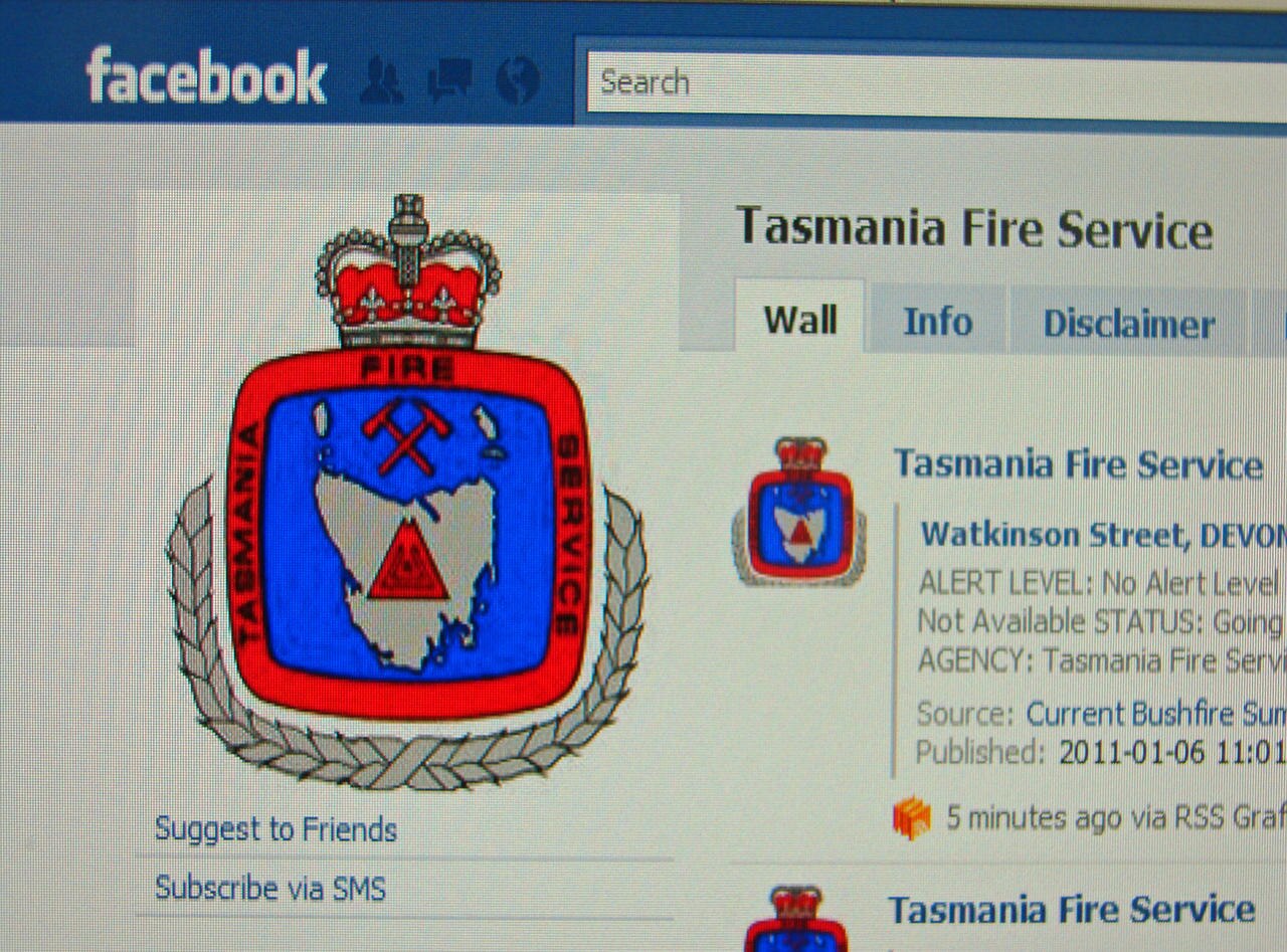 Tas Fire Service on Twitter, FB - ABC News