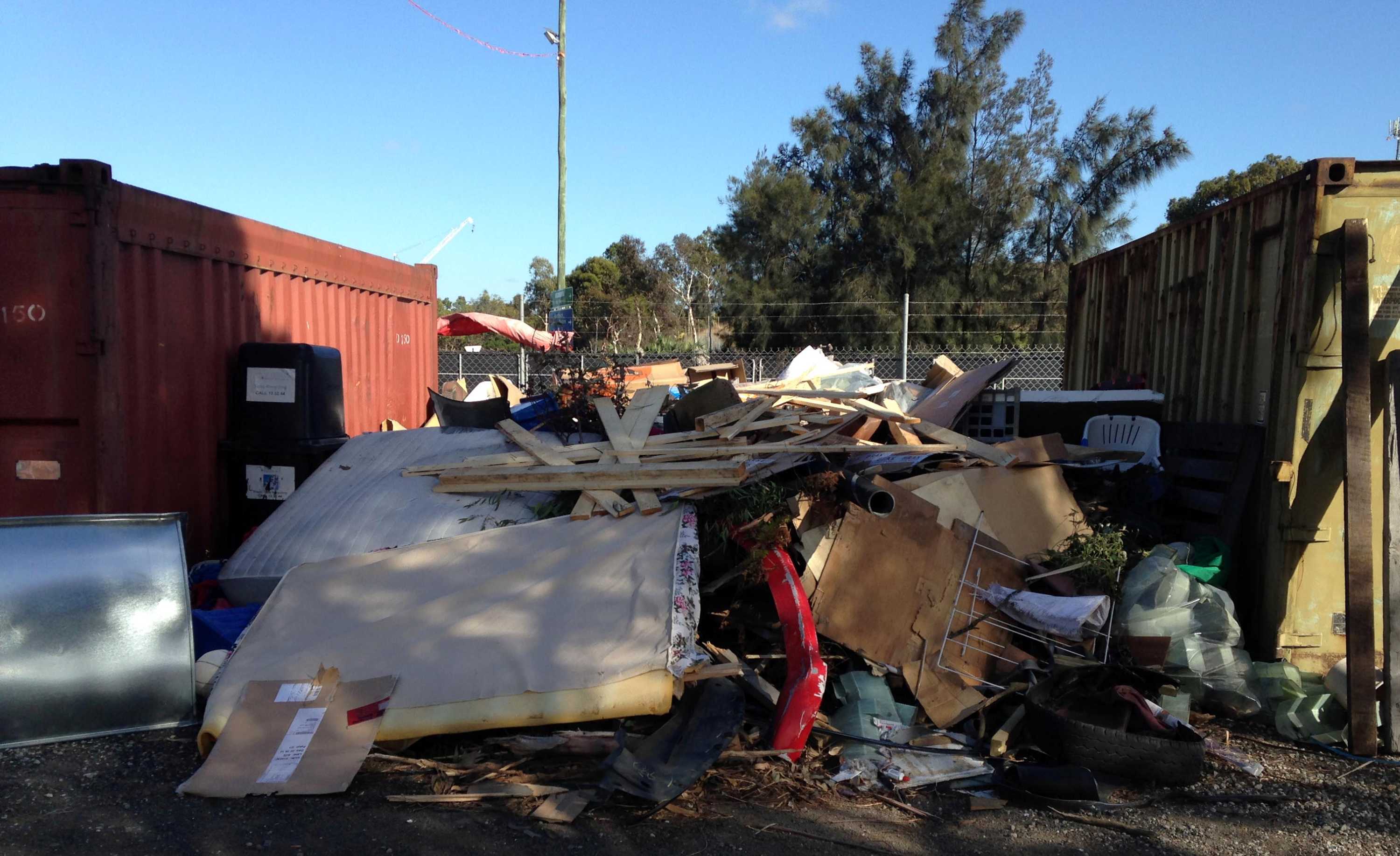 Enough furniture to fill a room picked up off Melbourne's freeways ...