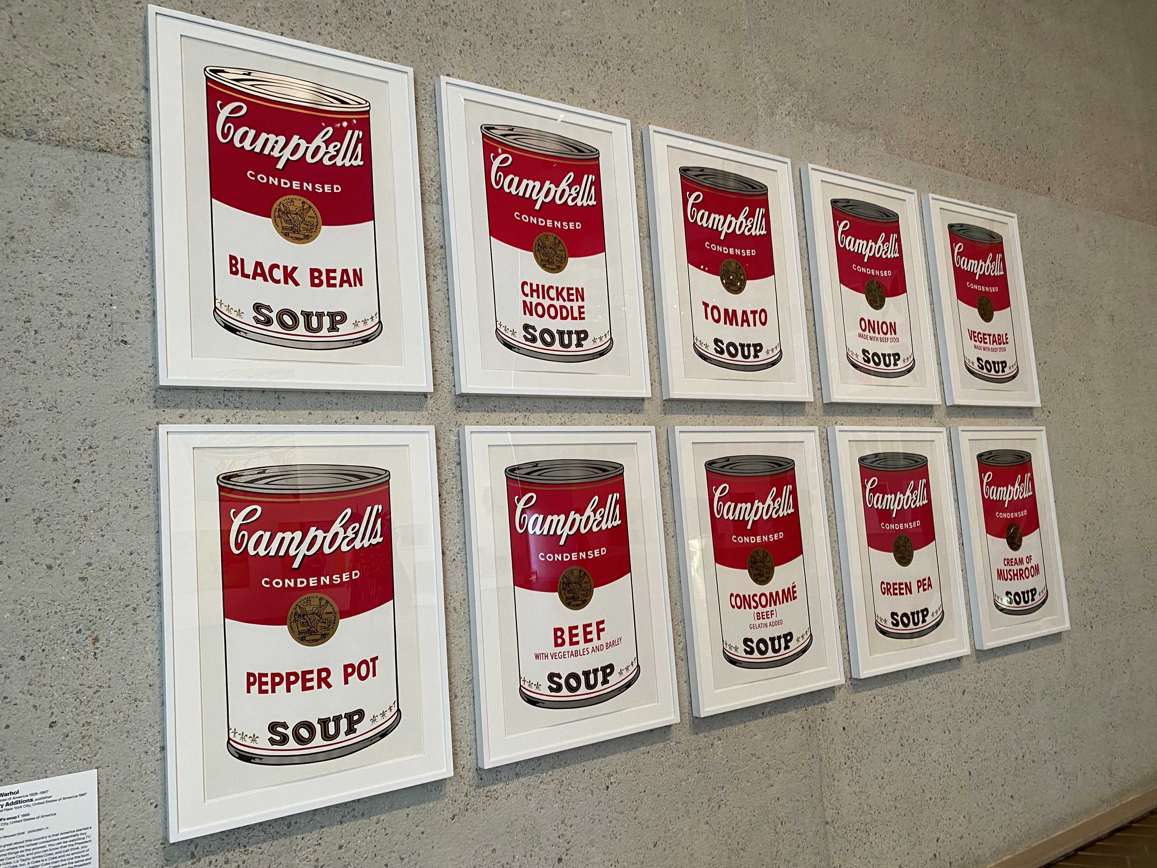 Protesters vandalise Andy Warhol's Campbell's Soup Cans at National ...