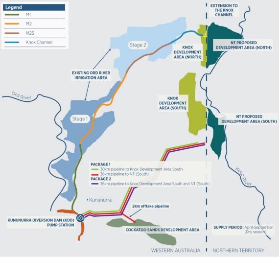 Could water from WA's Ord River be piped across the border into the ...
