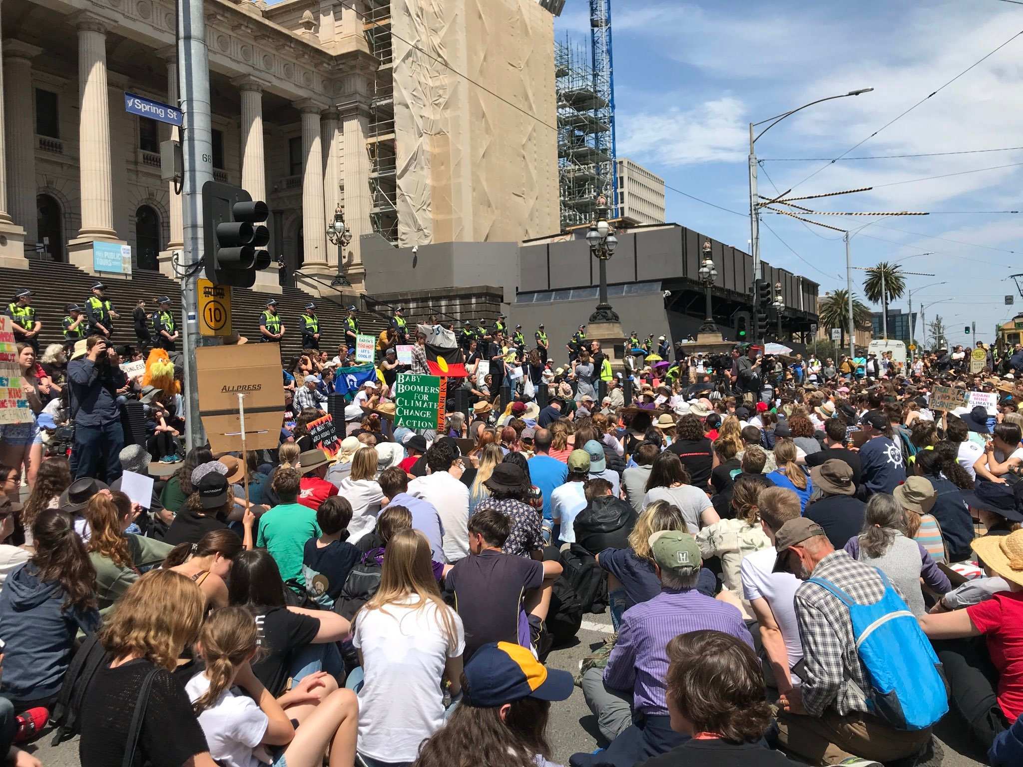 Student climate change protesters take to the streets across the ...