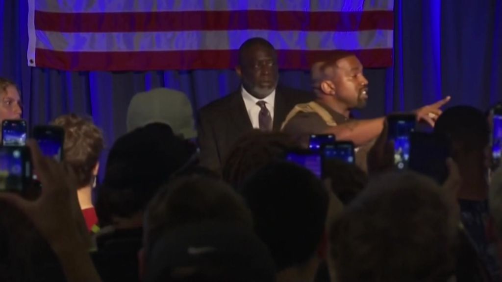 A sample of Kanye's first campaign rally - ABC News