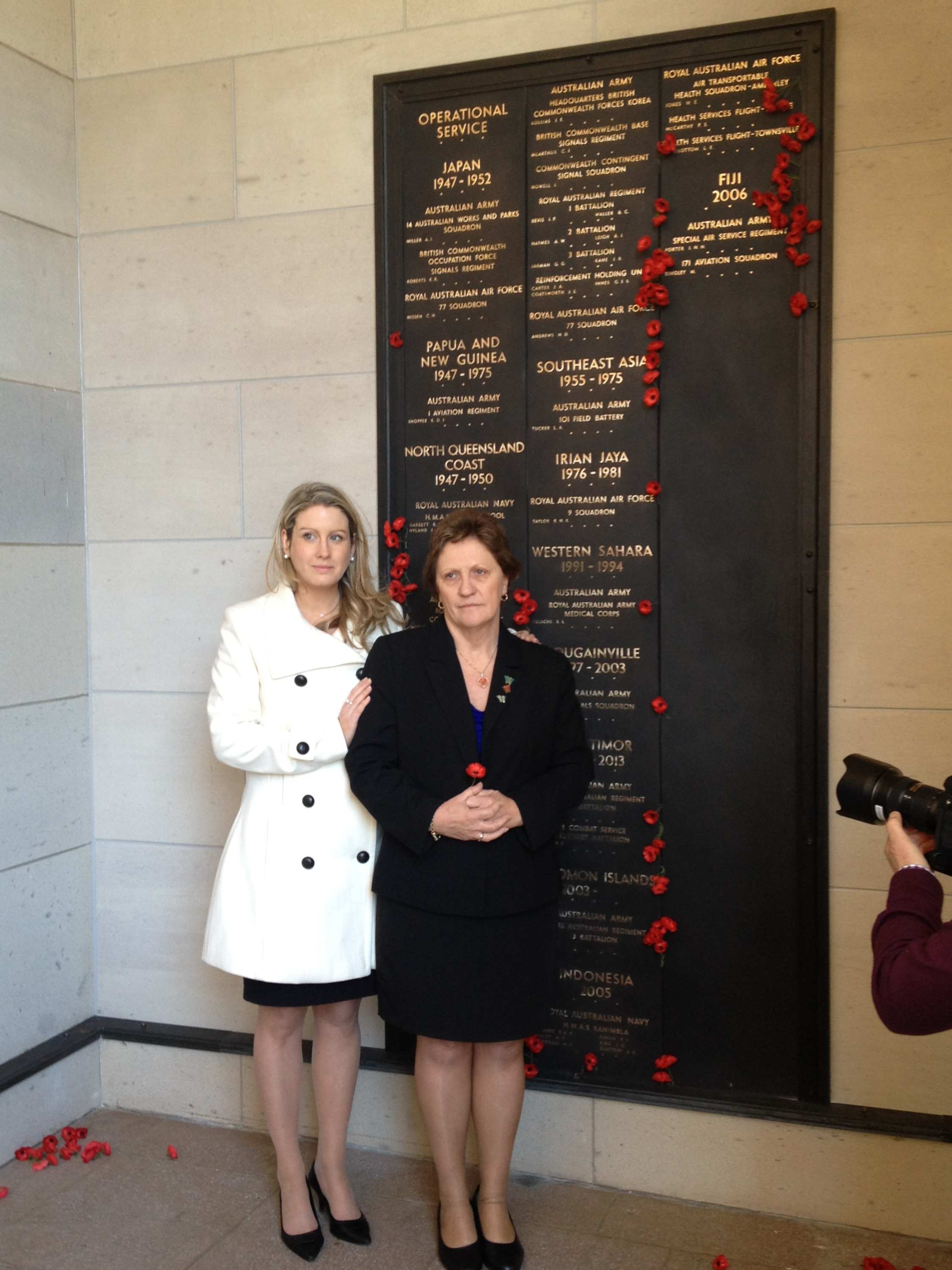Peacekeepers remembered as names added to Roll of Honour - ABC News