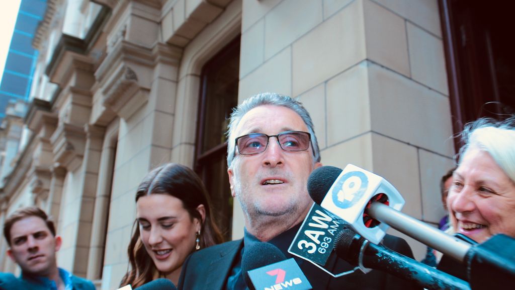 Jack Aston spoke to journalists as he left court - ABC News