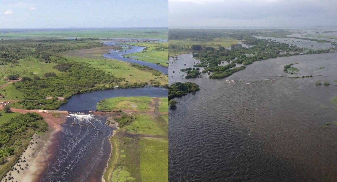 Negative rainfall in Darwin during unusually dry and hot February wet ...