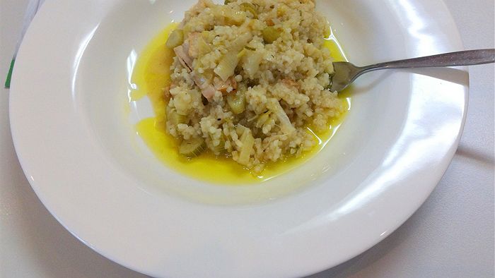 Pork Belly, Fennel and Leek Risotto - ABC News