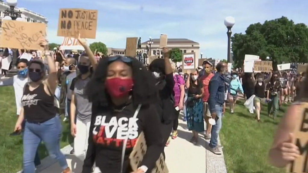 Justice for George Floyd rally at Minnesota State Capitol - ABC News