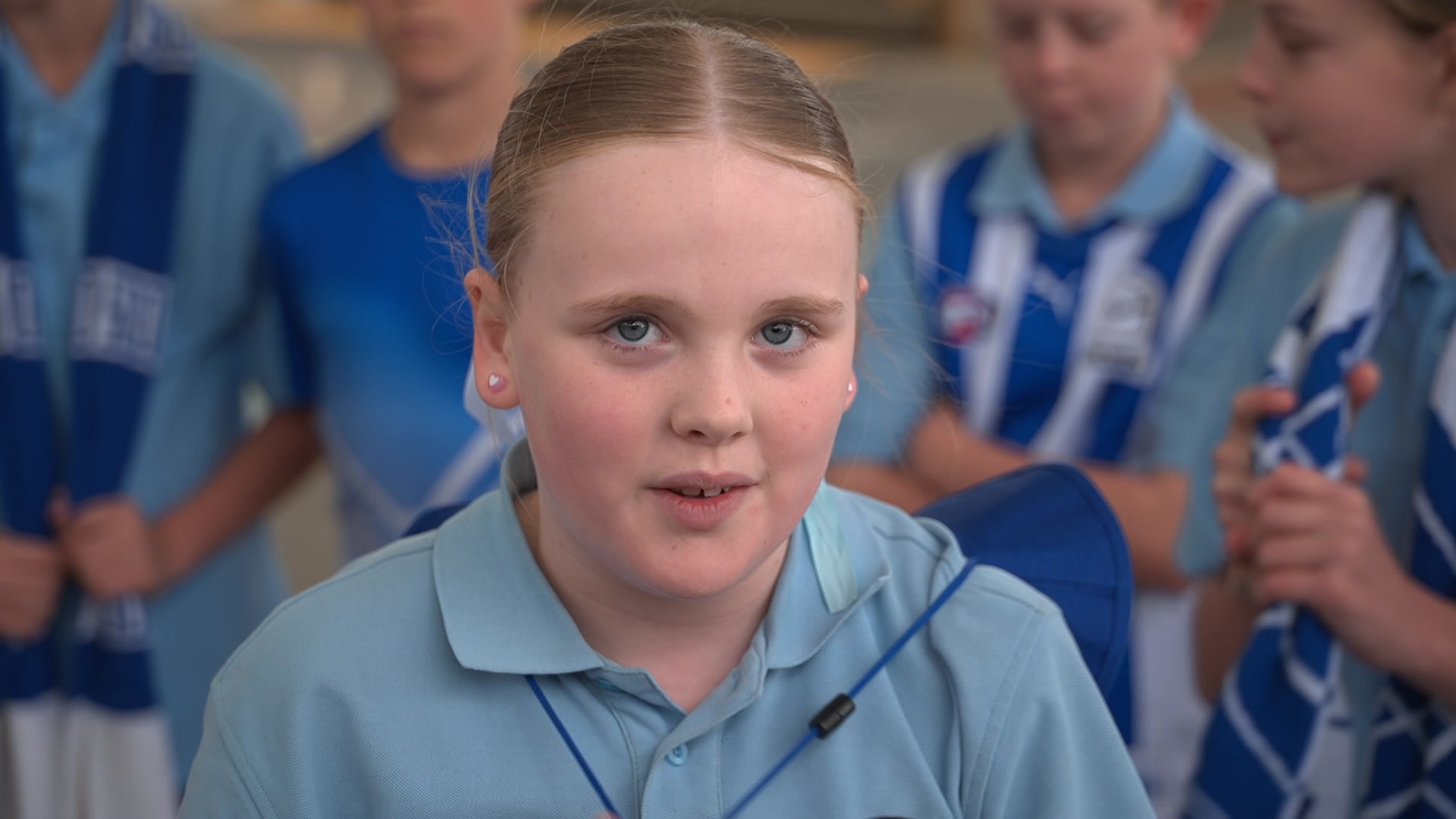 Kangaroos player Ash Riddell has entire school behind her ahead of ...