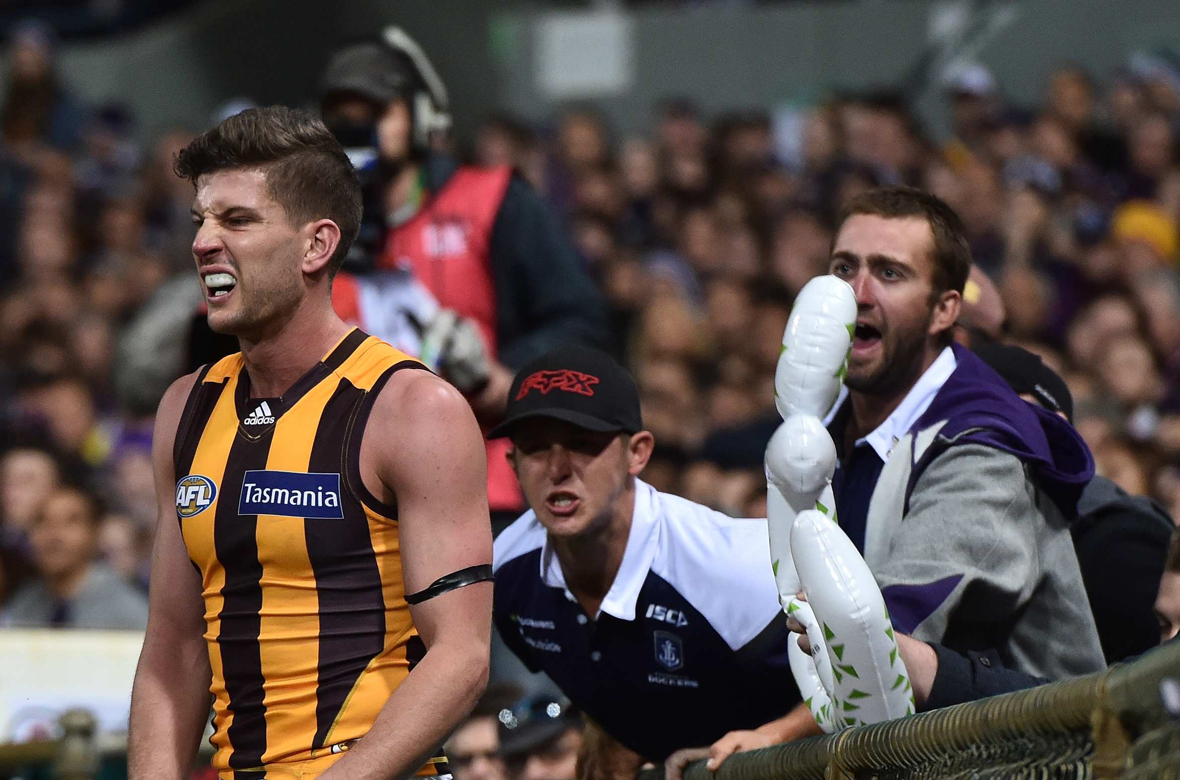 Video of Fremantle fan hitting woman emerges, Dockers' AFL loss to ...