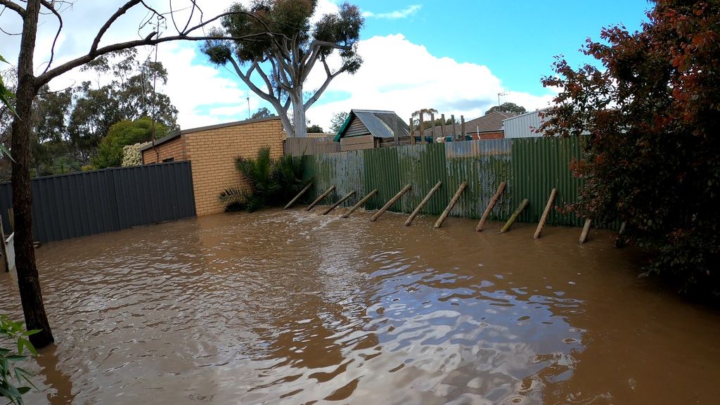 Flooding at the home of Rochester resident Stephen Harris - ABC News