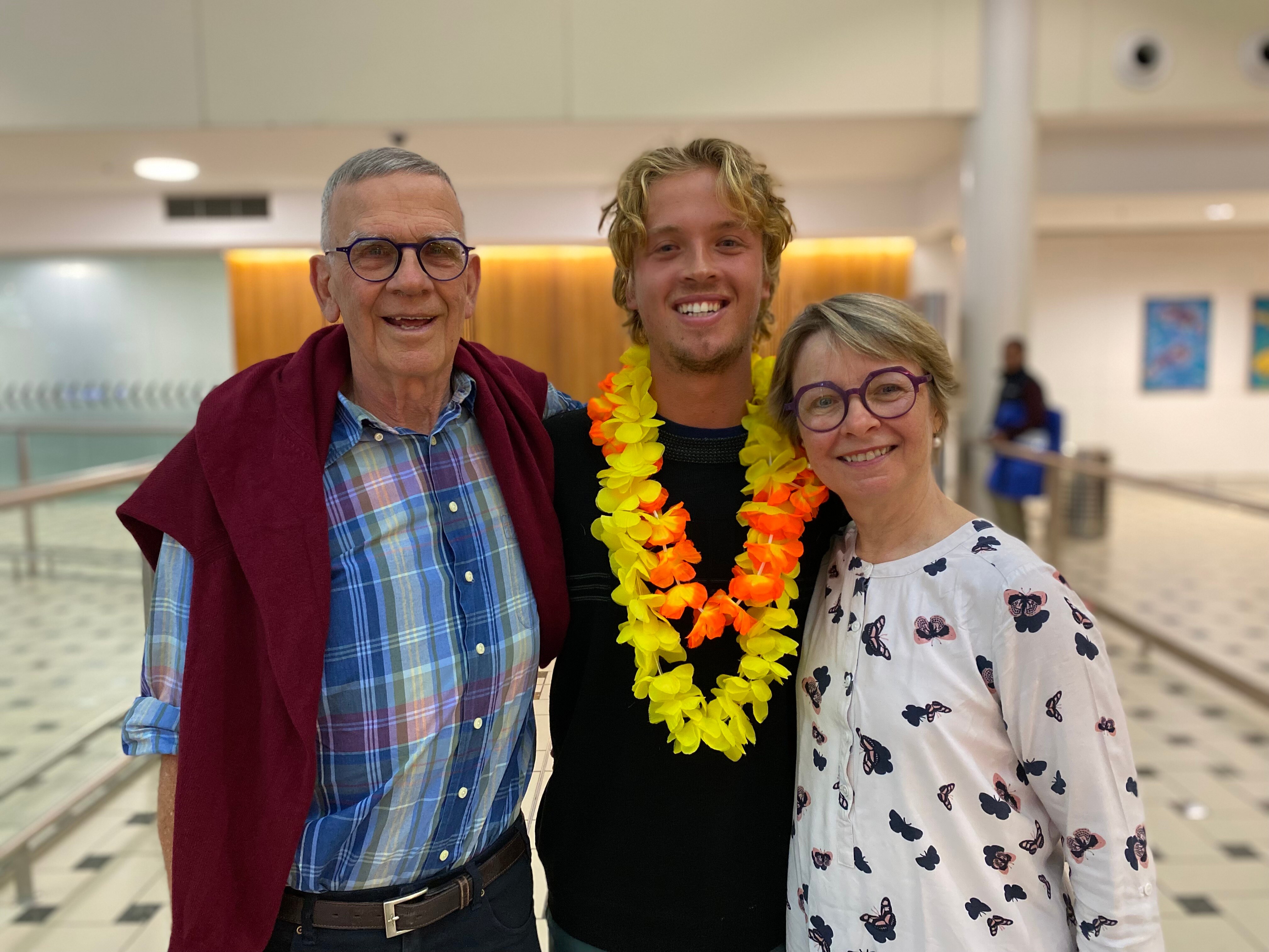 The young rower who was rescued naked after a 14-hour ordeal atop his ...