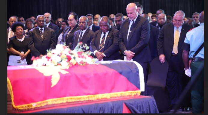 Laspla gutbae long late Sir Rabbie Namaliu long Port Moresby - ABC Pacific