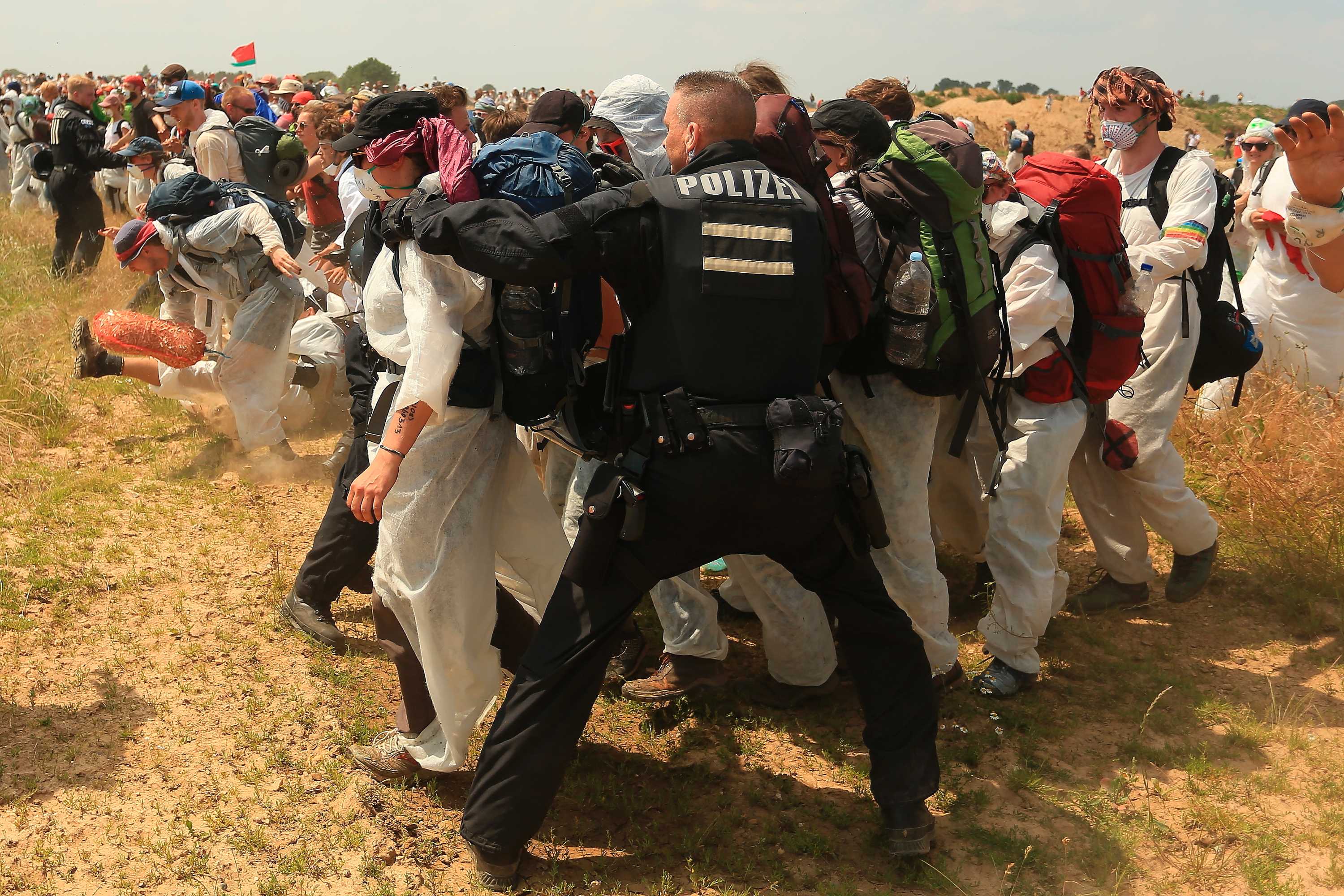 Climate activists end blockade of German coal mine as Garzweiler ...