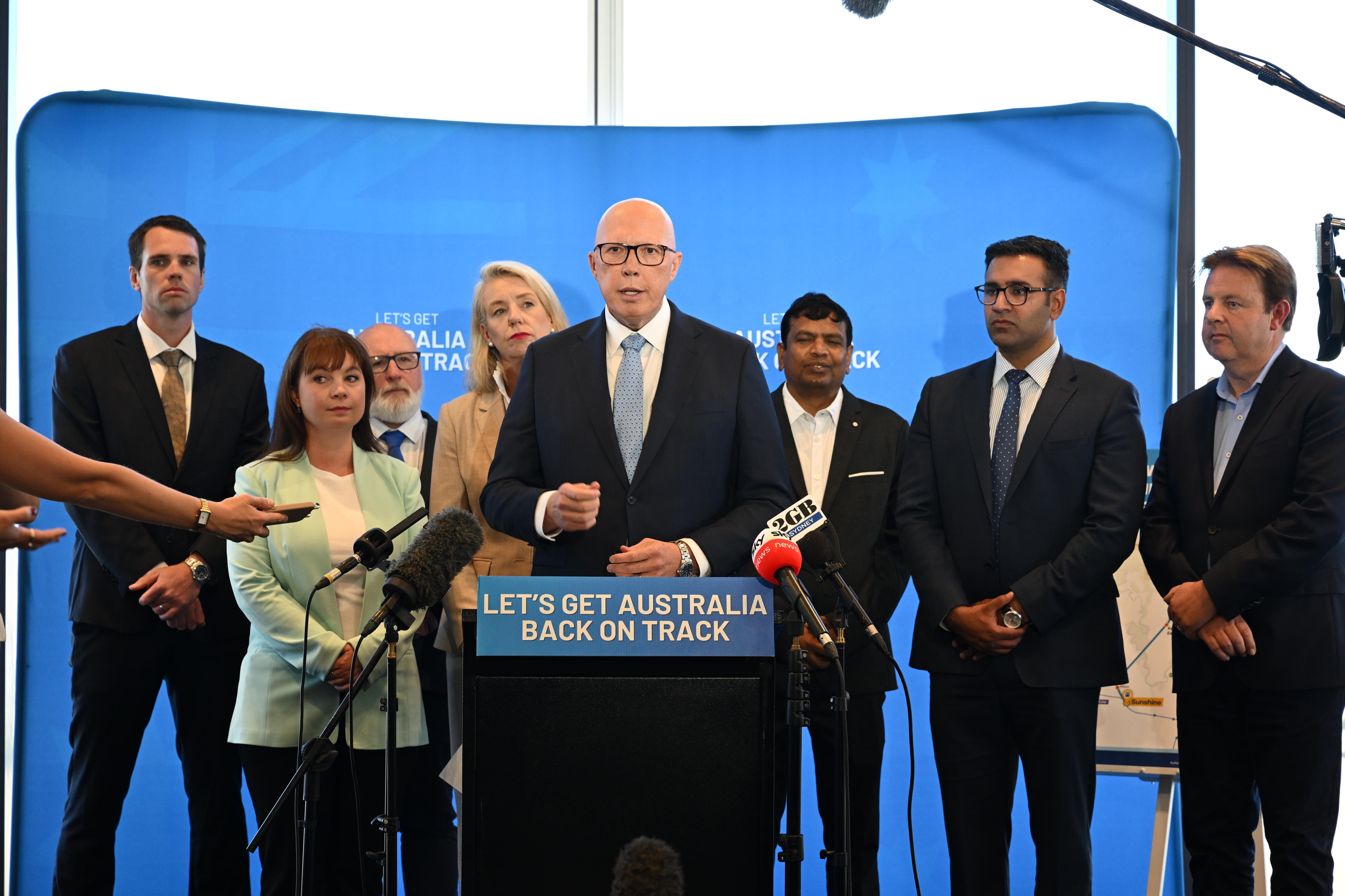 Analysis: Peter Dutton is caught in a Trump-shaped wedge - ABC listen