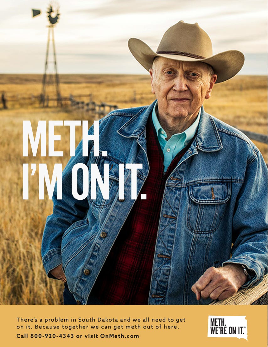 South Dakota launches anti-drug campaign declaring 'Meth. We're On It ...