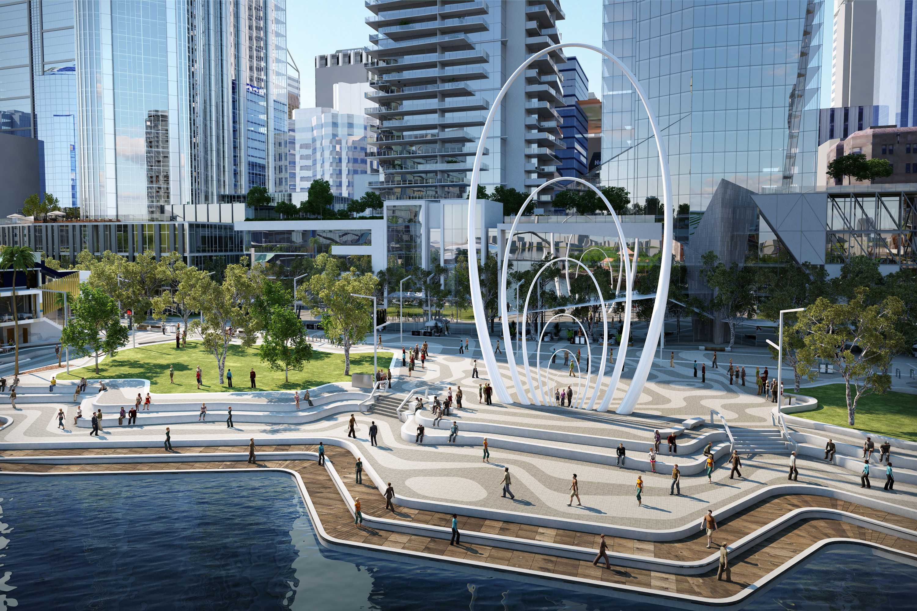 Perth's Elizabeth Quay to feature eight-storey sculpture designed by WA ...