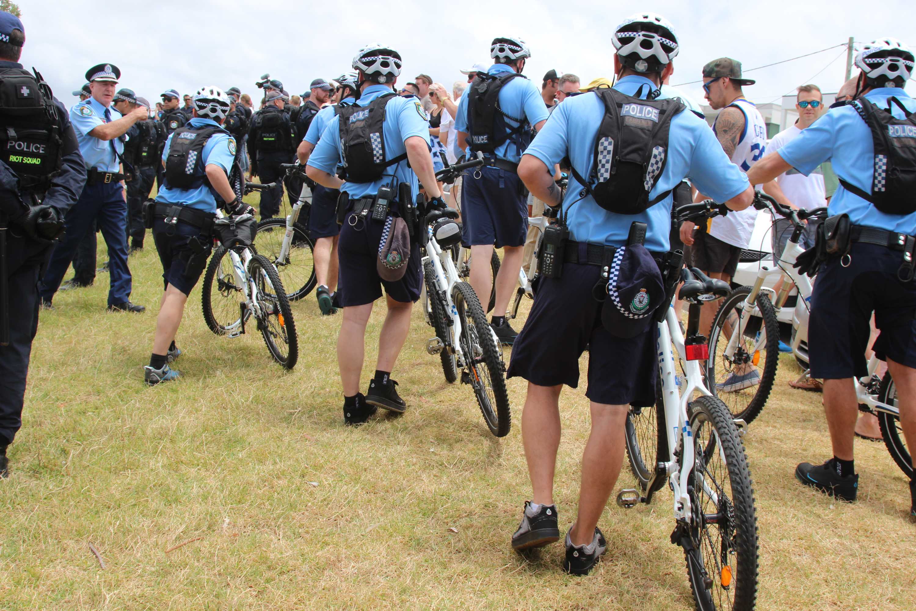 Behind the lines at Cronulla riots memorial protest - triple j