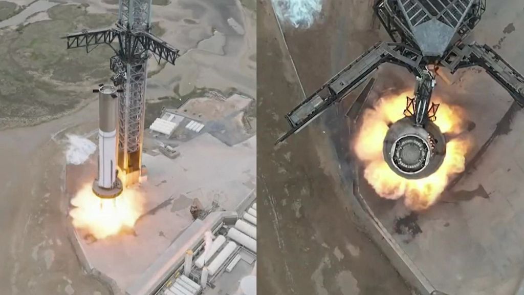 SpaceX test fires its most powerful rocket booster yet - ABC News