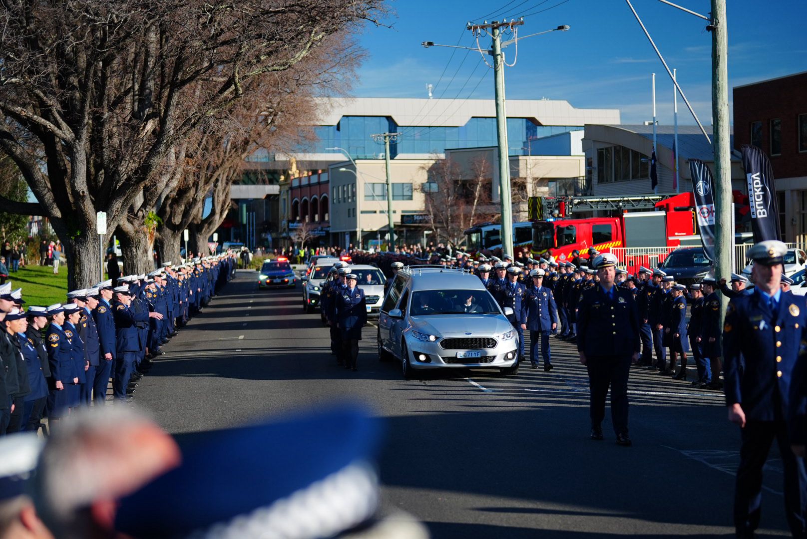 Tasmanian Constable Keith Anthony Smith farewelled with a police ...