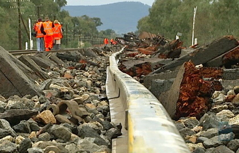 Rail line reopens after derailment - ABC News