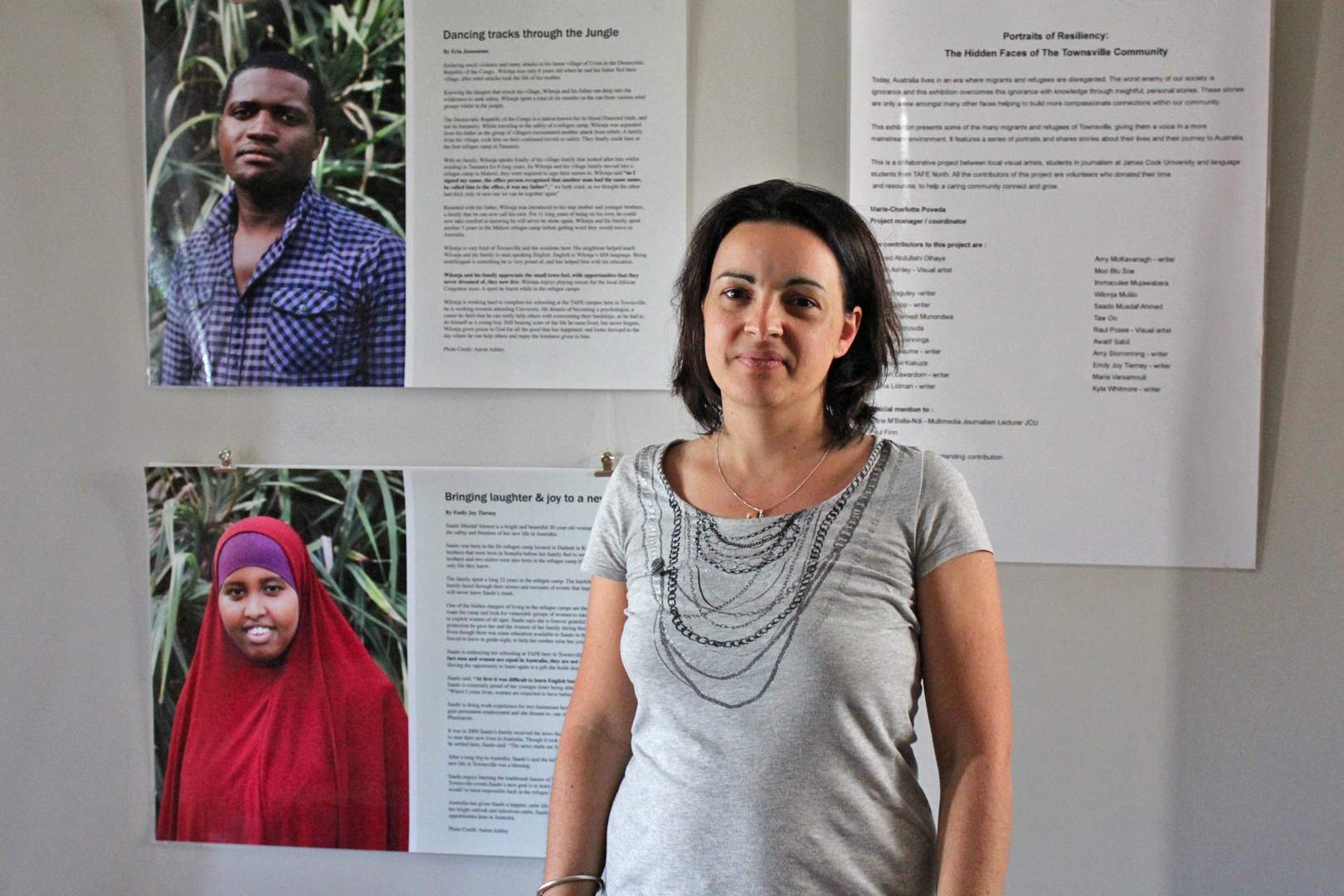 Refugees' portrait exhibition reveals common theme of hope - ABC News