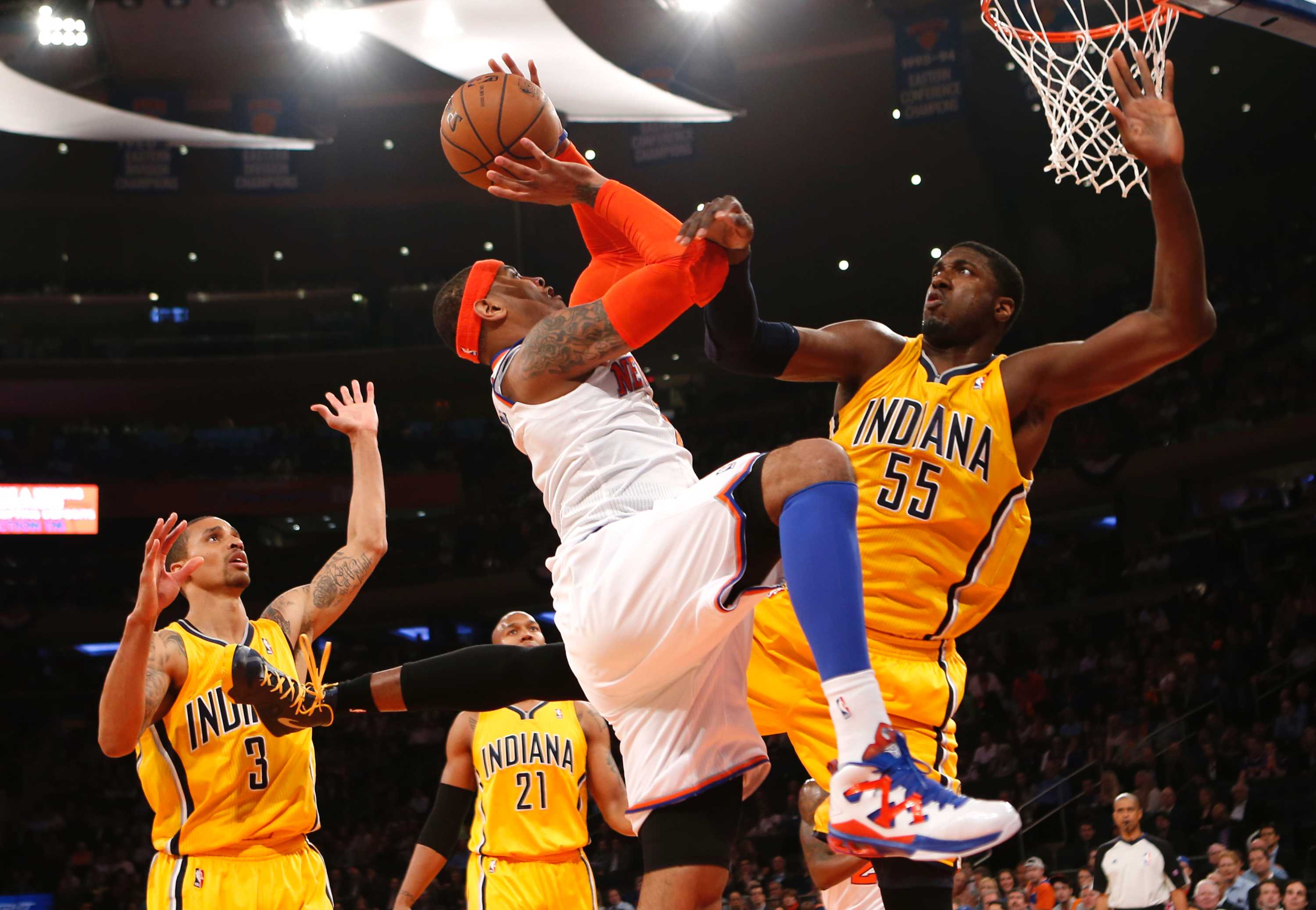Knicks beat Pacers to level series - ABC News