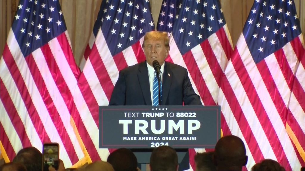 'An amazing night': Donald Trump addresses supporters following Super ...