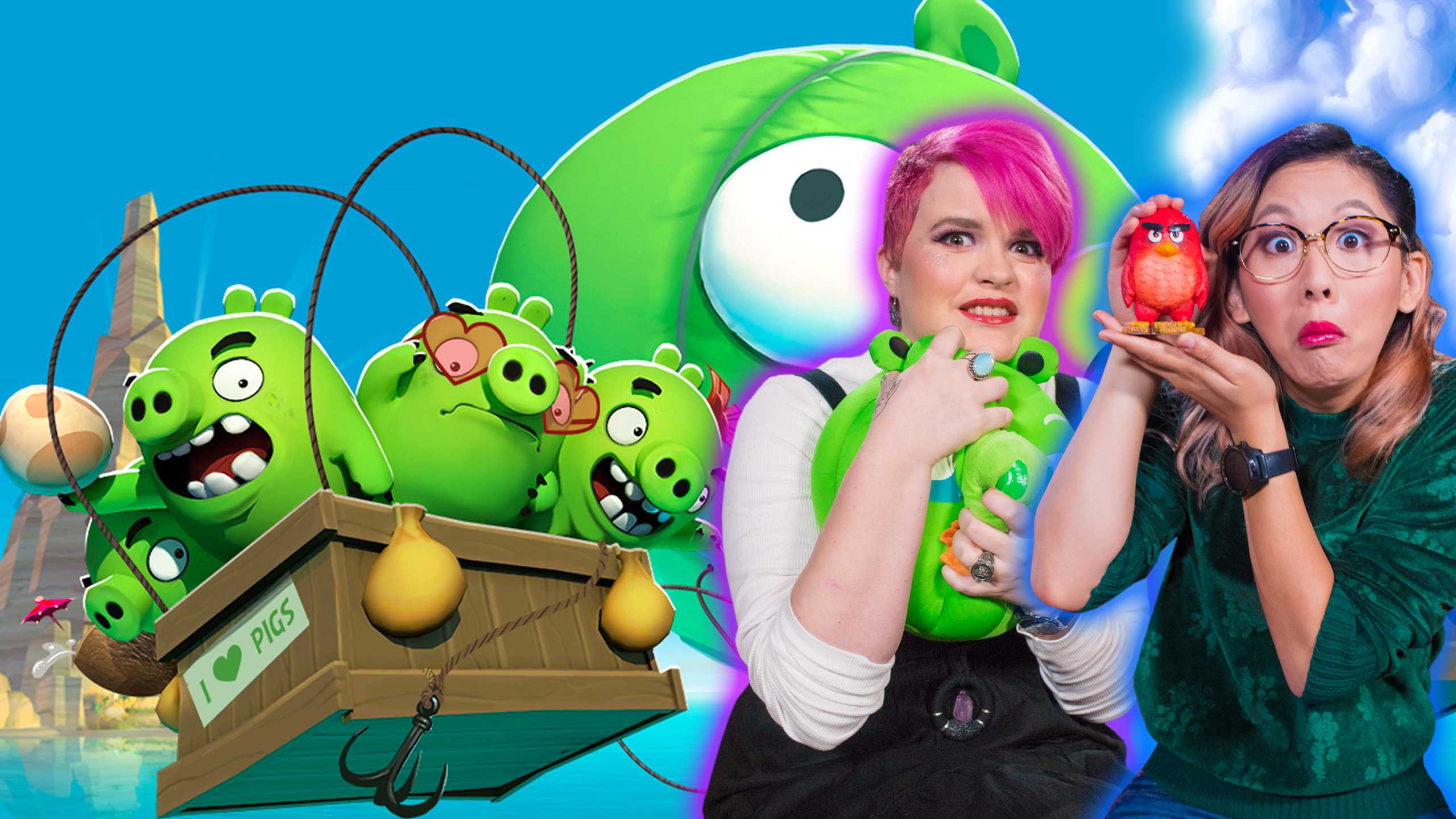 Pigs From Angry Birds Girls