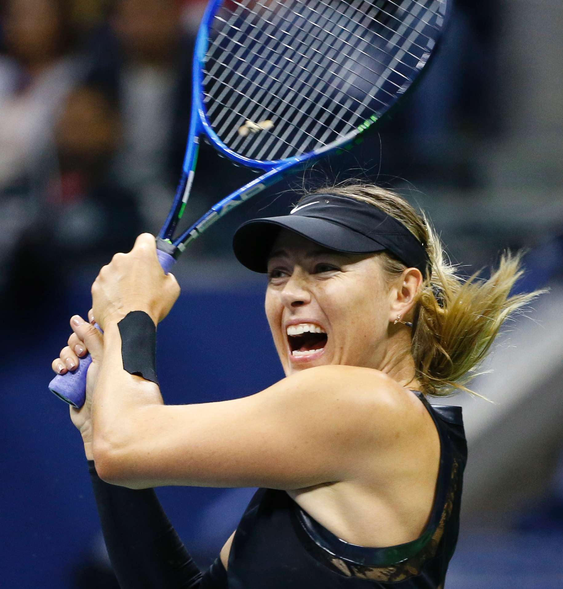 US Open: Maria Sharapova beats Sofia Kenin to reach round of 16 ...
