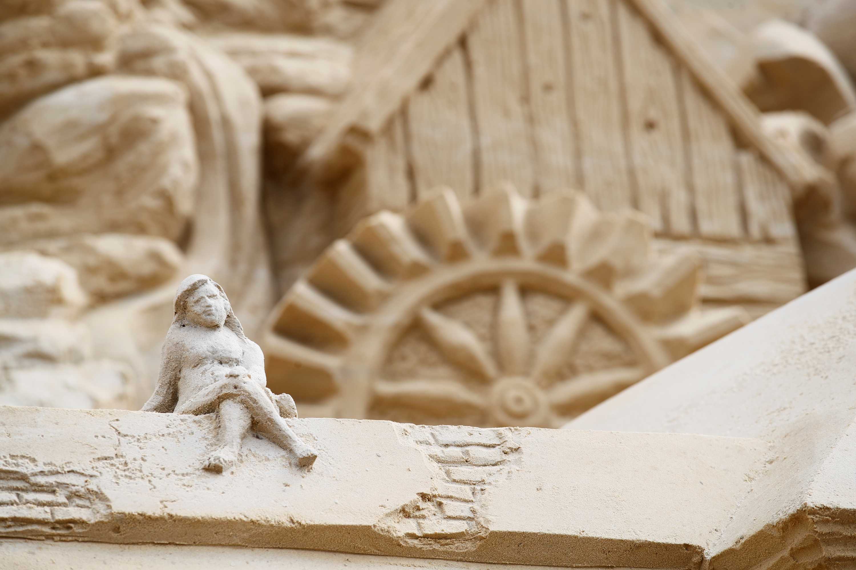 World's tallest sandcastle, standing at more than 16 metres, built in ...